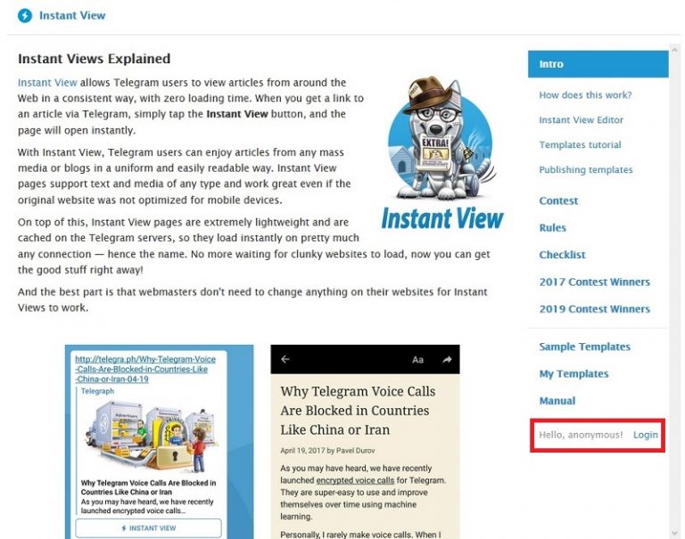 نحوه ساختن Instant View در تلگرام - کوک موبایل