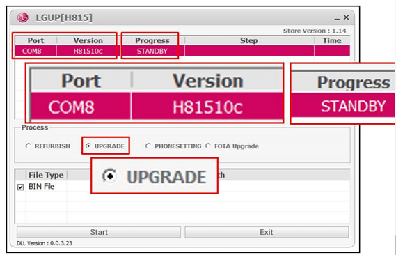 نصب رام ال جی با برنامه LG UP و برنامه LG Flash Tool - کوک موبایل