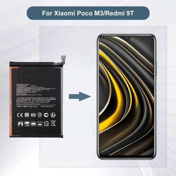 باتری BN62 مناسب گوشی شیائومی پوکو ام 3 - ردمی نوت 9 |Replacement ...